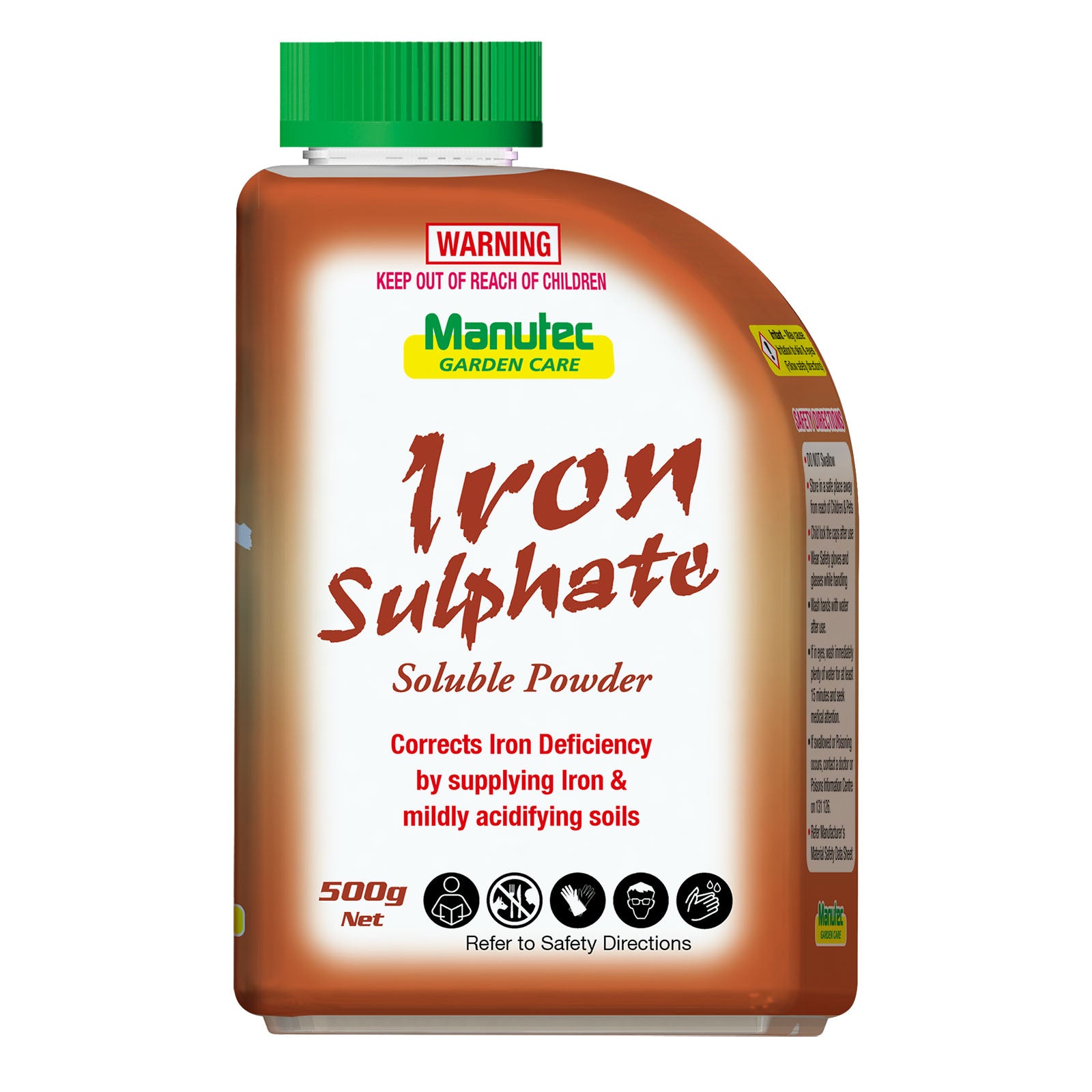 Manutec Iron Sulphate 500g – Gro Urban Oasis
