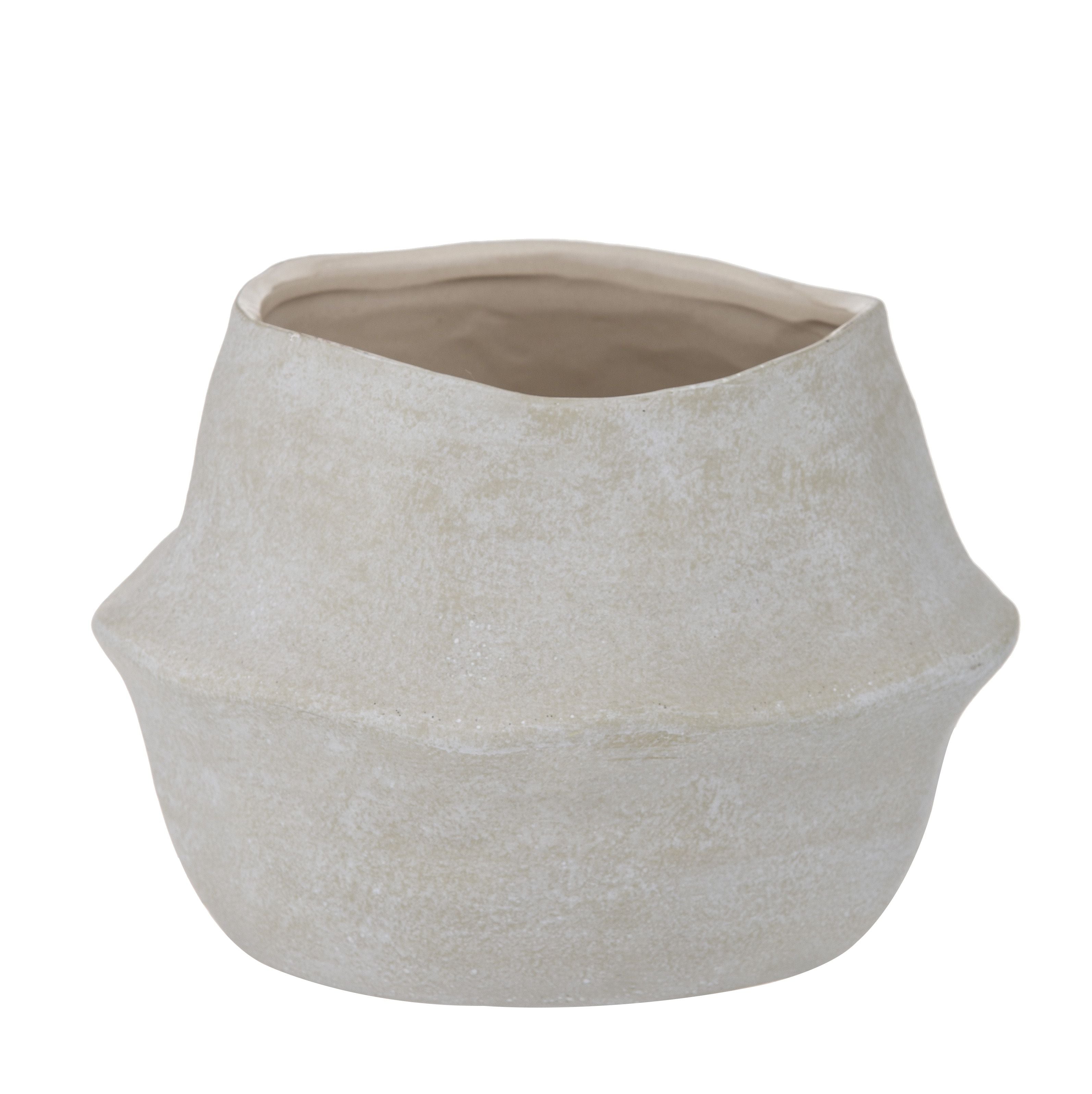 Maliah Cream Indoor Plant Pot - 150mm